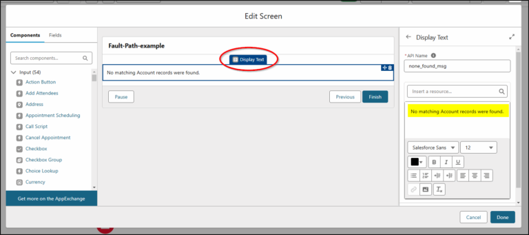Fault Paths in Salesforce Flow | CertifyCRM