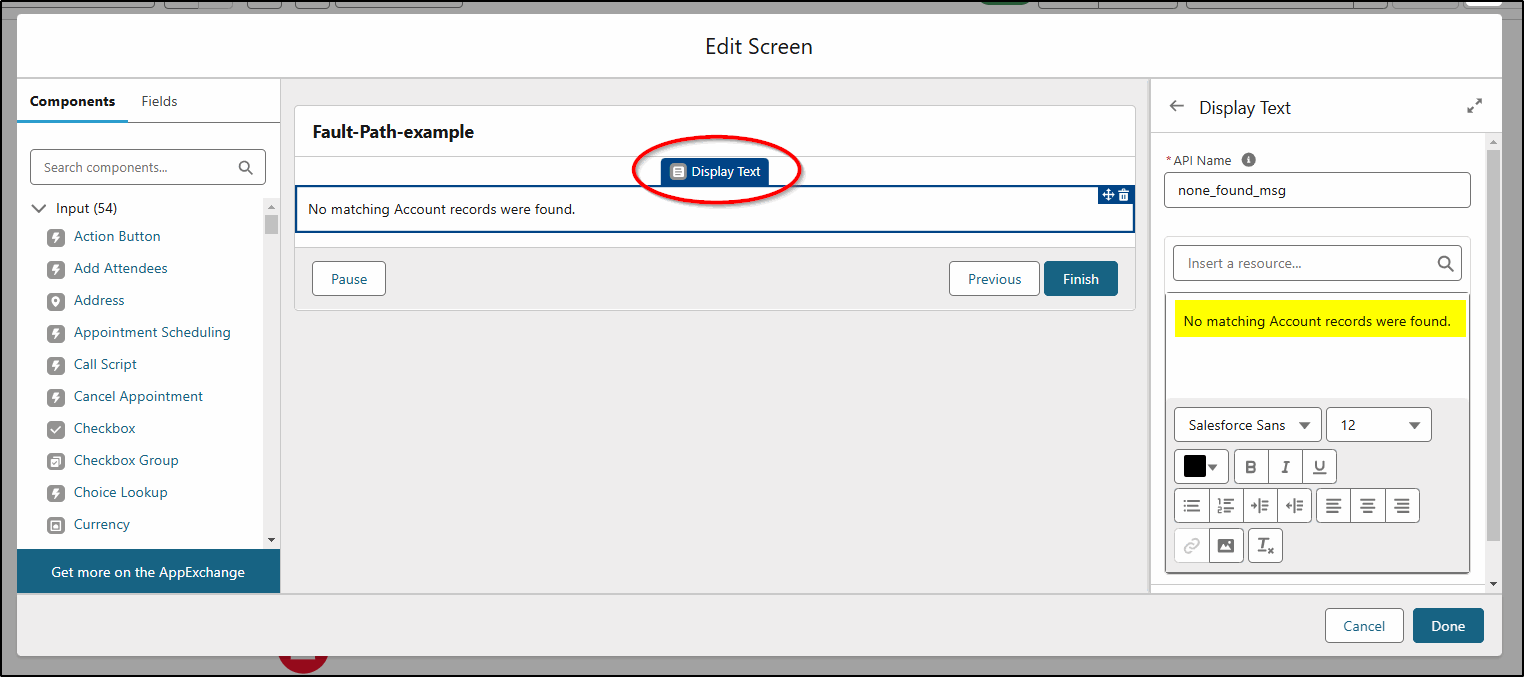 Fault Paths in Salesforce Flow | CertifyCRM